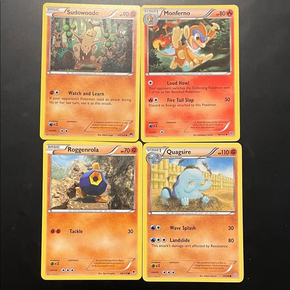 Pokemon | Toys | Pokemon Trading Cards Red And Orange Collection | Poshmark